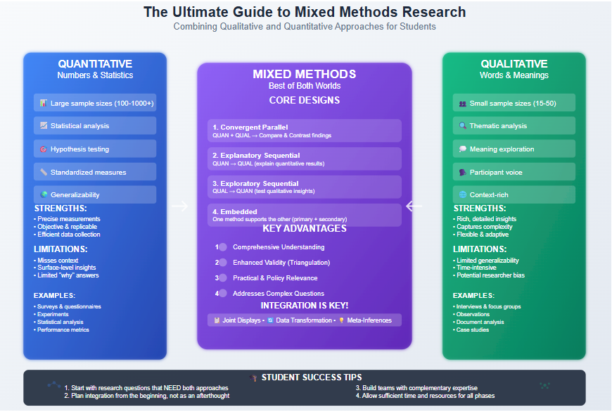 The Ultimate Guide to Mixed Methods Research: Combining Qualitative and Quantitative for ...